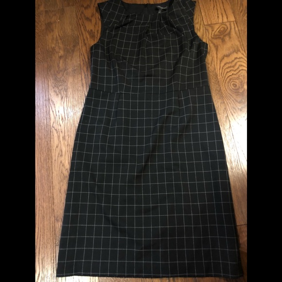 Banana Republic | Dresses | Little Black Window Pane Dress | Poshmark